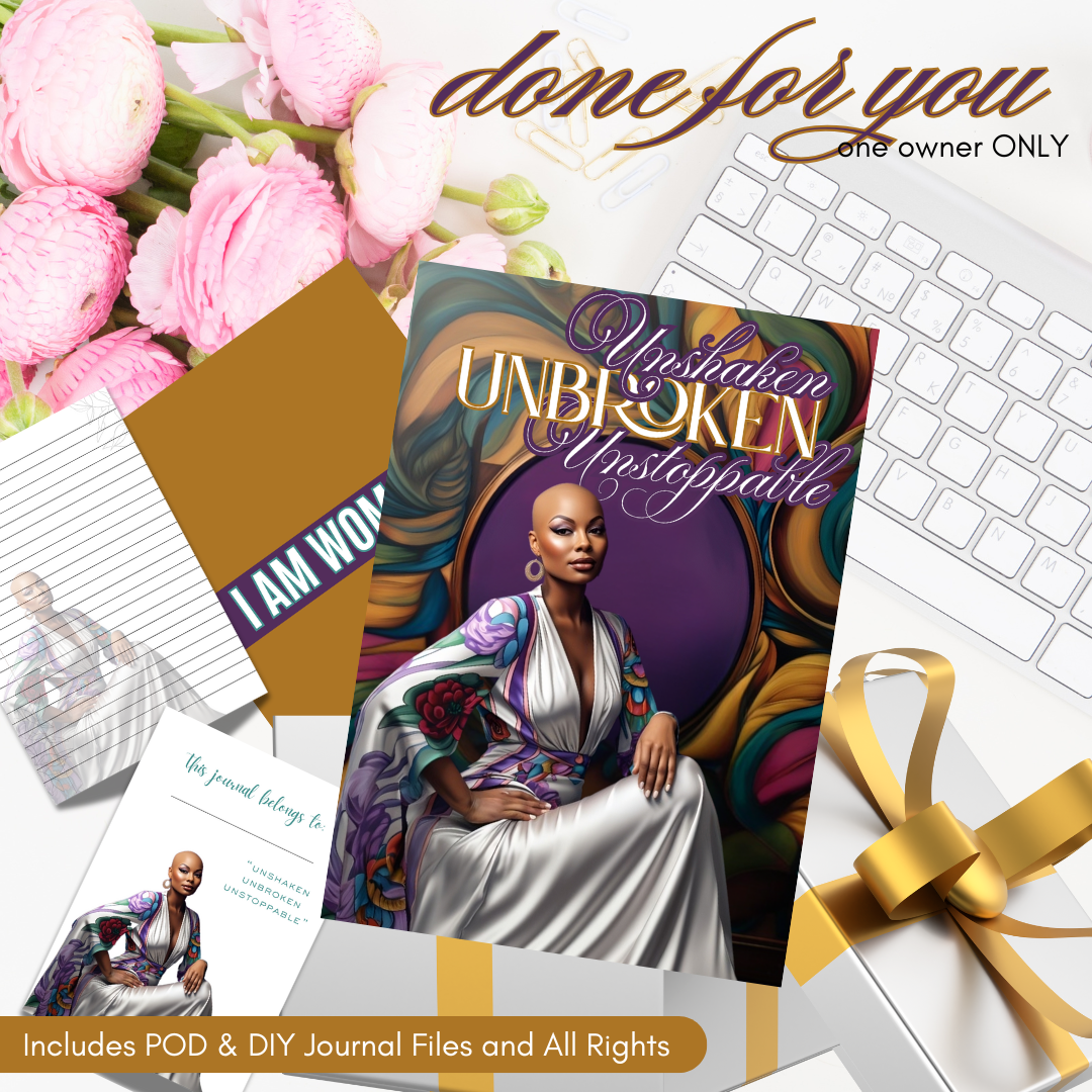 Unshaken, Unbroken, Unstoppable Journal Files – SHELETA RENEE